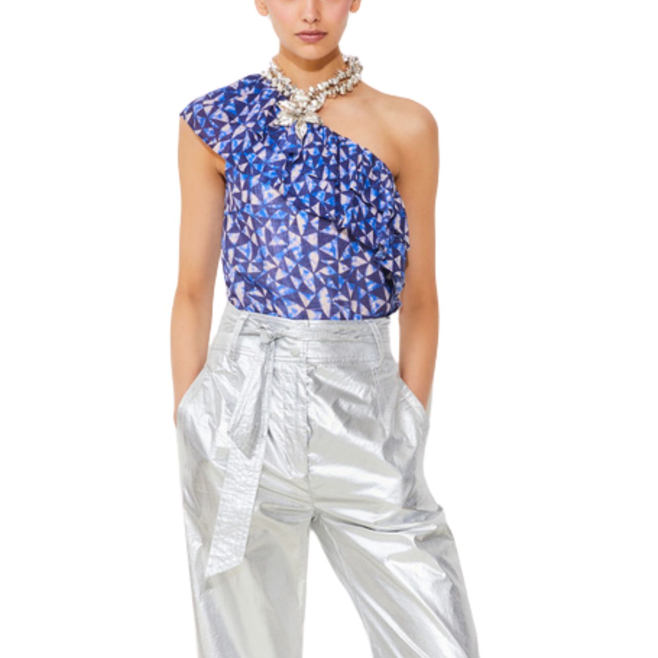 Liago Blouse Bleu – Seagreen